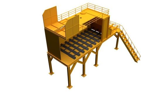 Horizontal Wastewater Sludge Storage Tank Multipurpose With Agitator